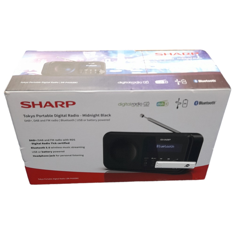 New SHARP Sharp Tokyo Portable Digital Radio - Own4Less